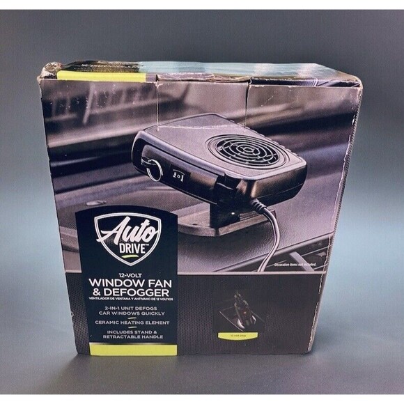 Auto Drive | Other | Car Window Fan Defogger With Stand Ceramic Heating ...